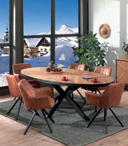 Table ovale teck RAMA | Cocktail Scandinave